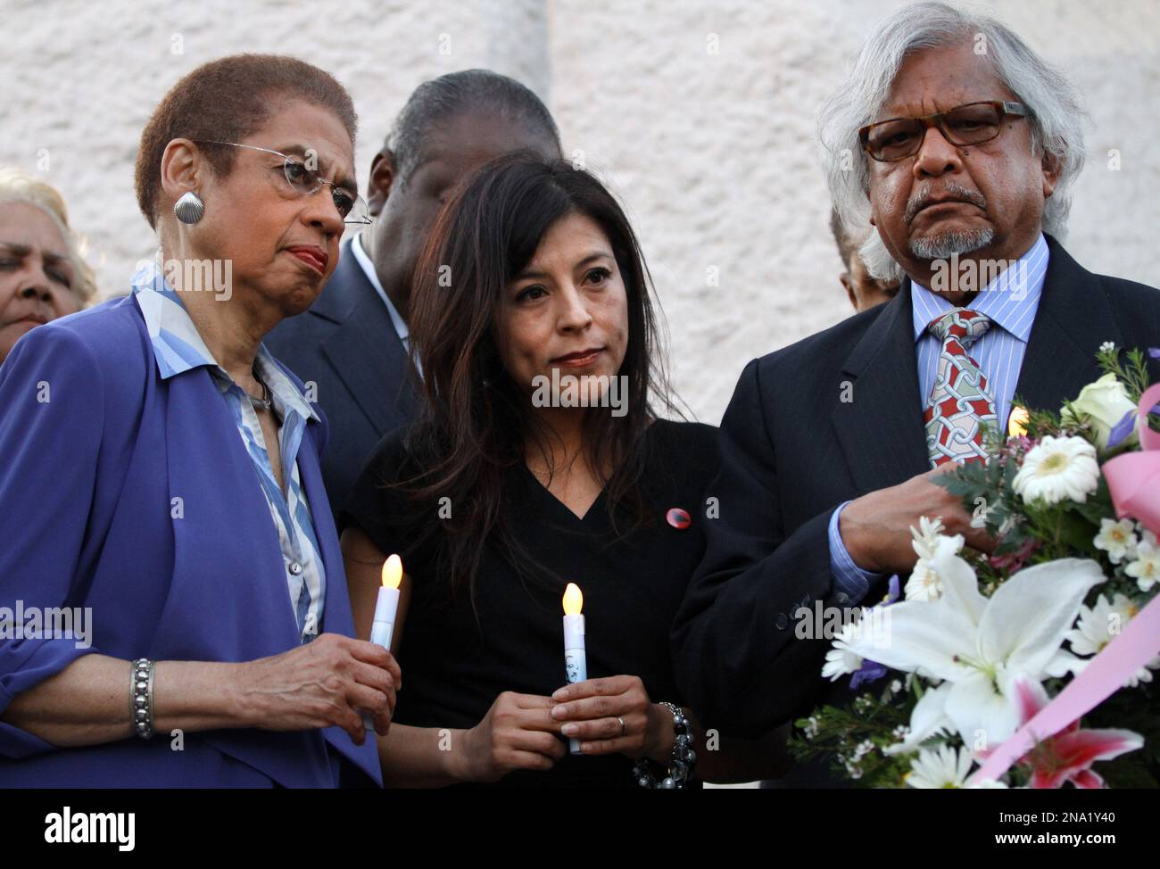 Congresswoman Eleanor Holmes Norton (D-DC), left, Christine Chavez, a ...
