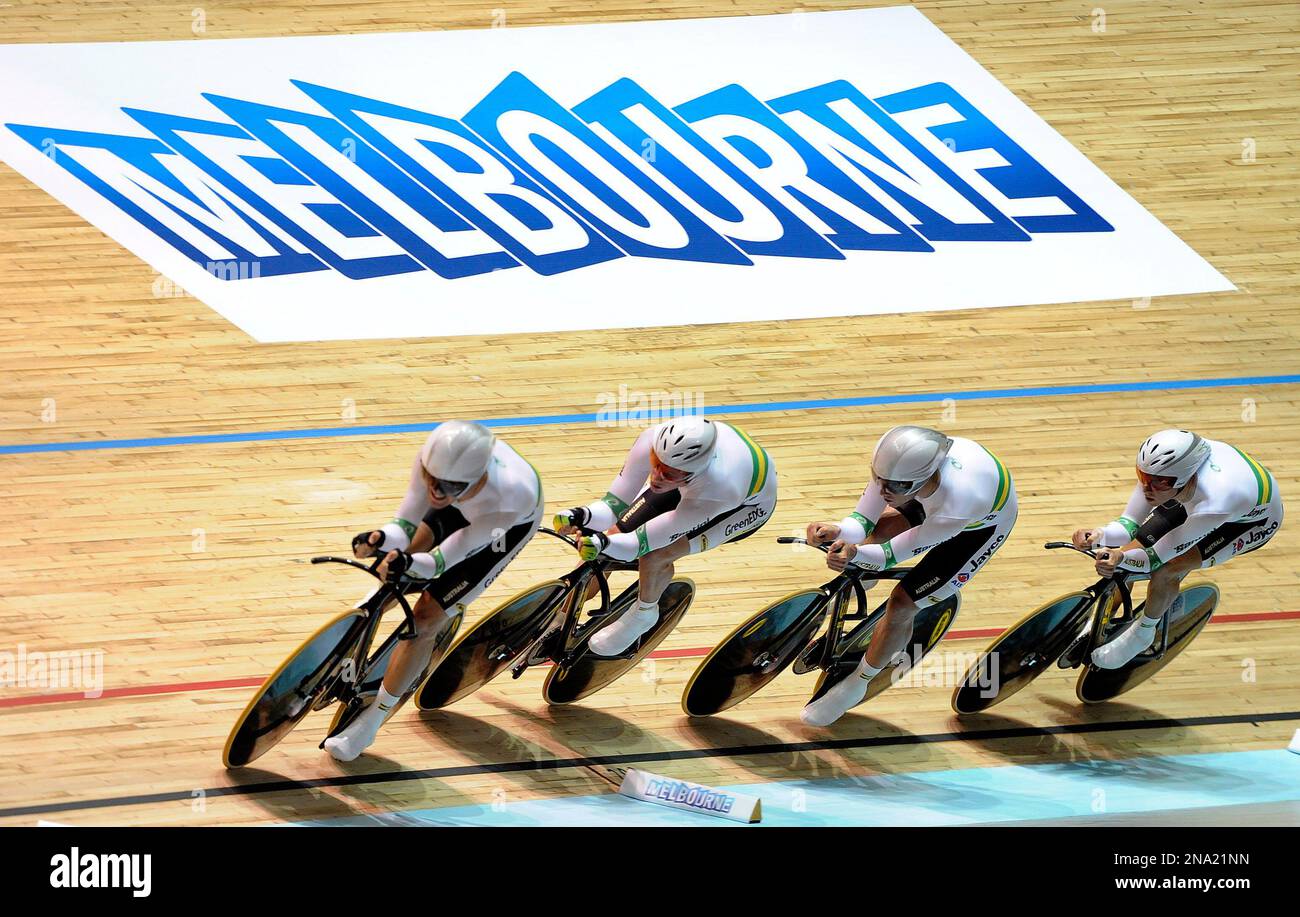 Australia's, from left to right, Jack Bobridge, Michael Hepburn, Glenn ...
