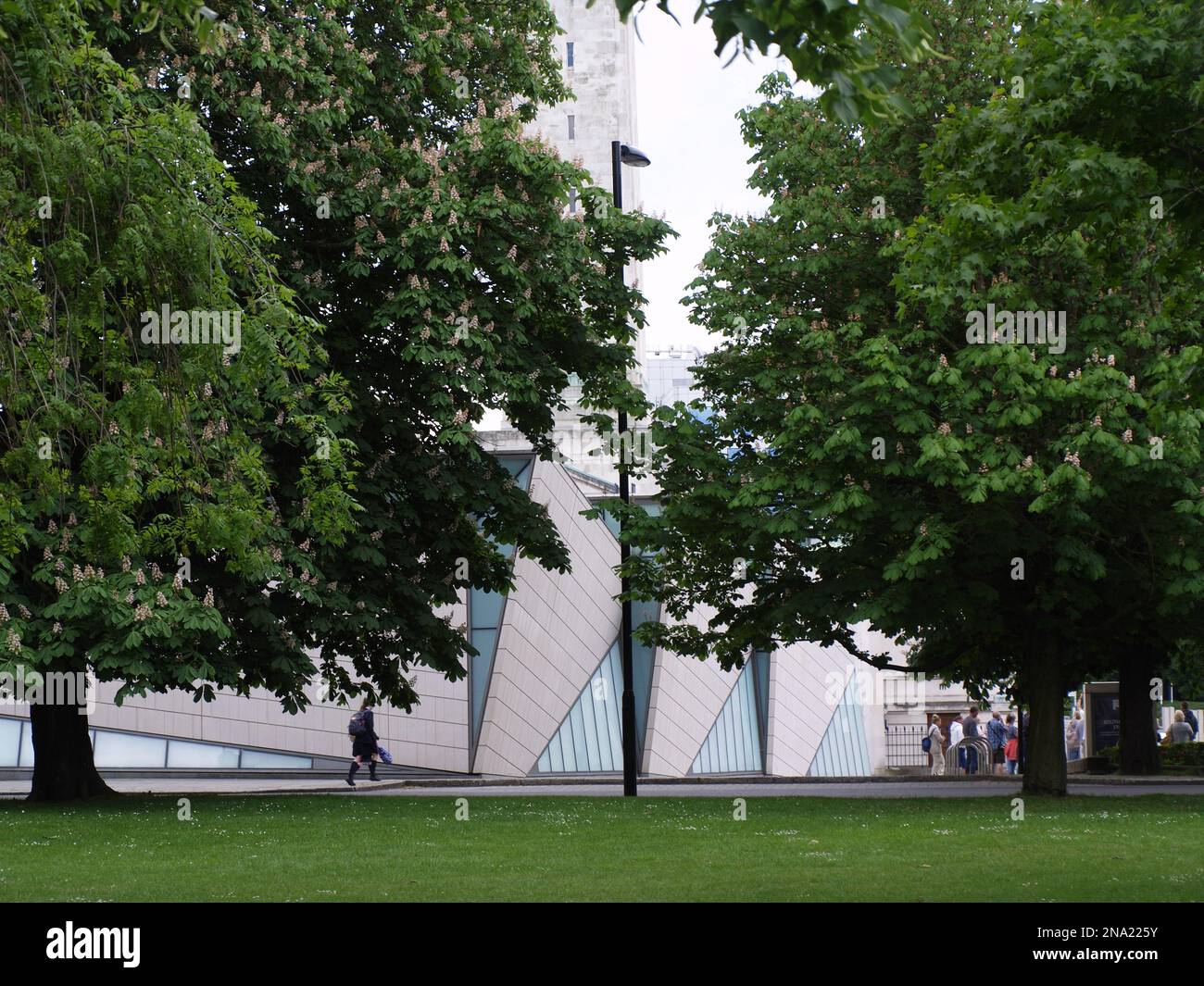 The Civic Centre clock tower from the SeaCity Museum, Southampton ...
