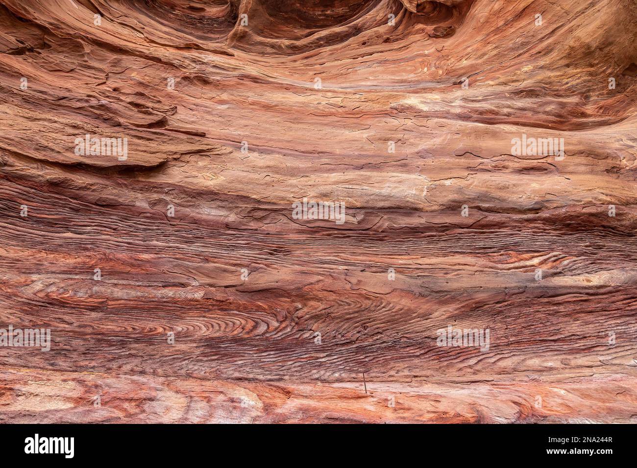A rock formation in Petra, a famous archaeological site. Petra is a ...