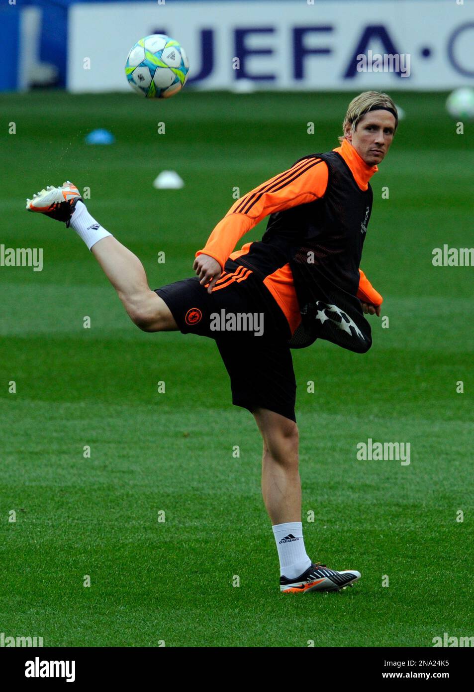 Fernando Torres Kicked In Face