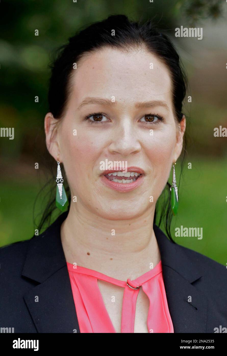 German Actress Franka Potente poses for photographers as she launches ...