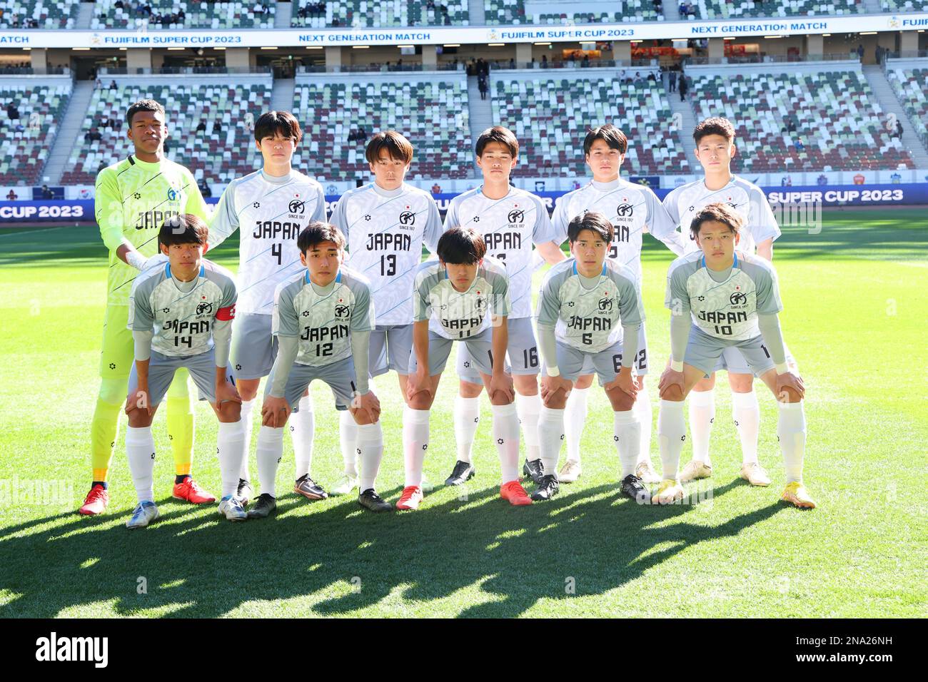Japan High School Selection team group line-up, FEBRUARY 11, 2023 ...