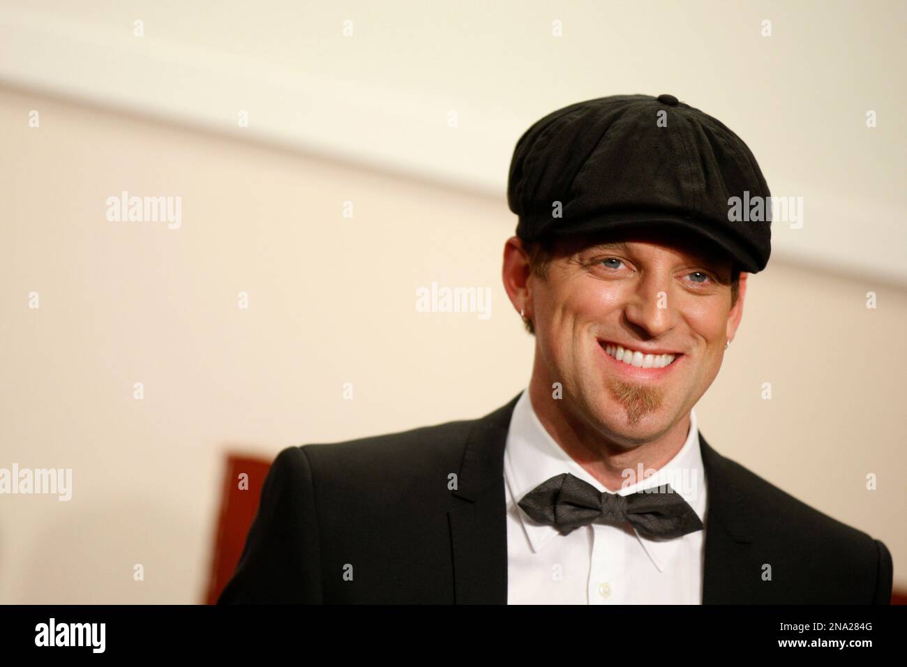 Keifer Thompson, of musical group Thompson Square, poses backstage with ...