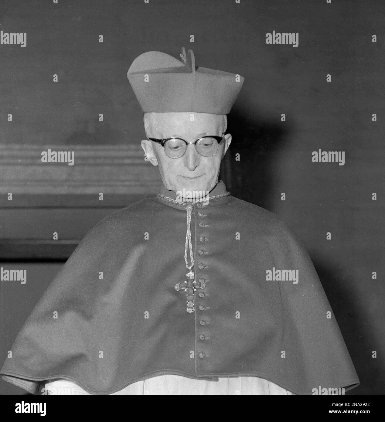 Valerio Cardinal Valeri, Roman Curia, shown in Rome on Oct. 22, 1958 ...