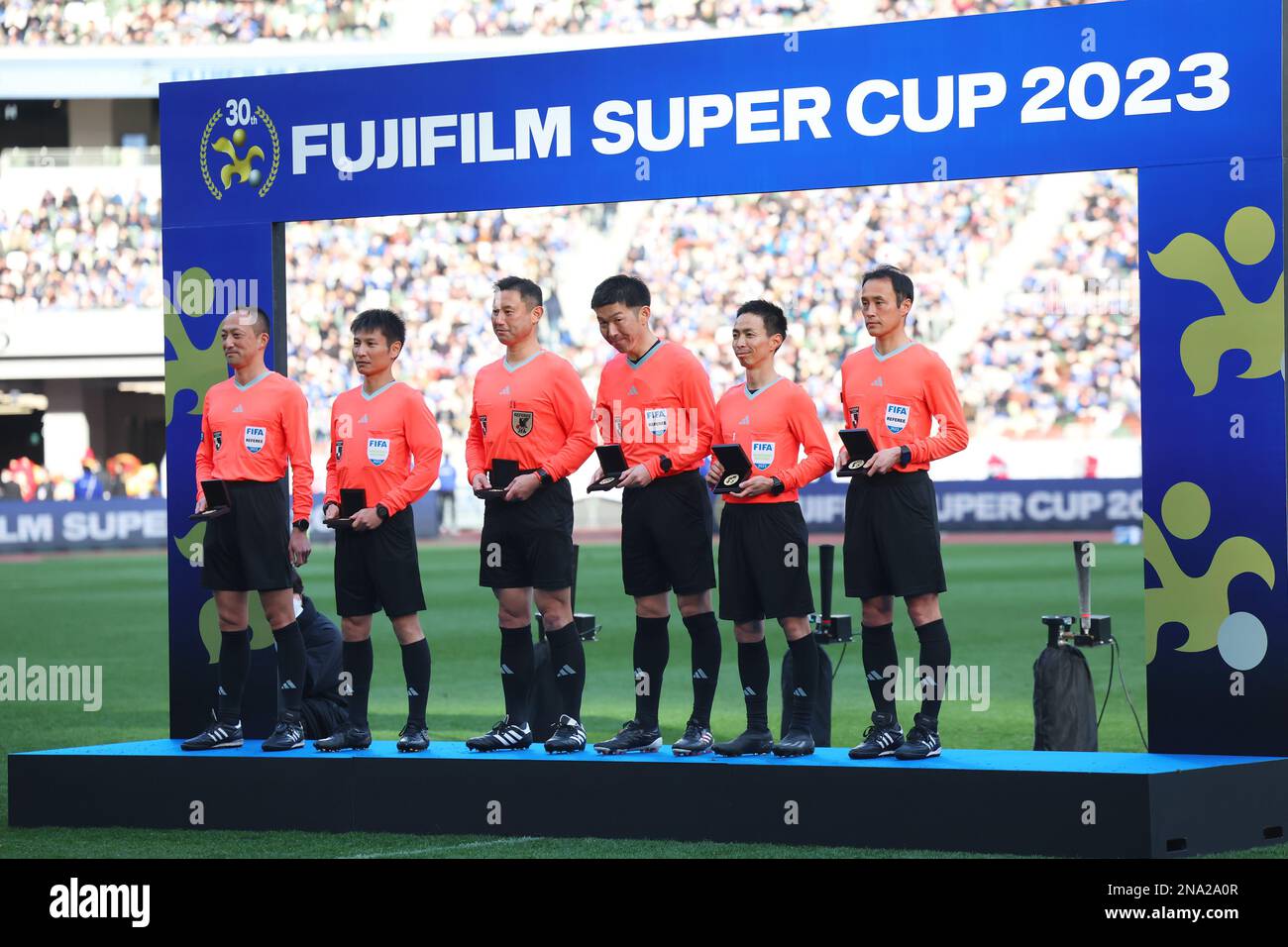Referees, FEBRUARY 11, 2023 - Football / Soccer : FUJIFILM SUPER CUP 2023 match between Yokohama ...