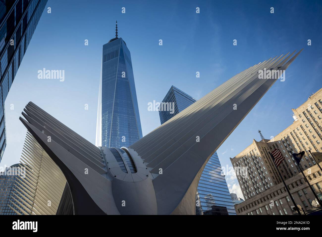 The Oculus, World Trade Center Transportation Hub, Manhattan, NYC, USA ...