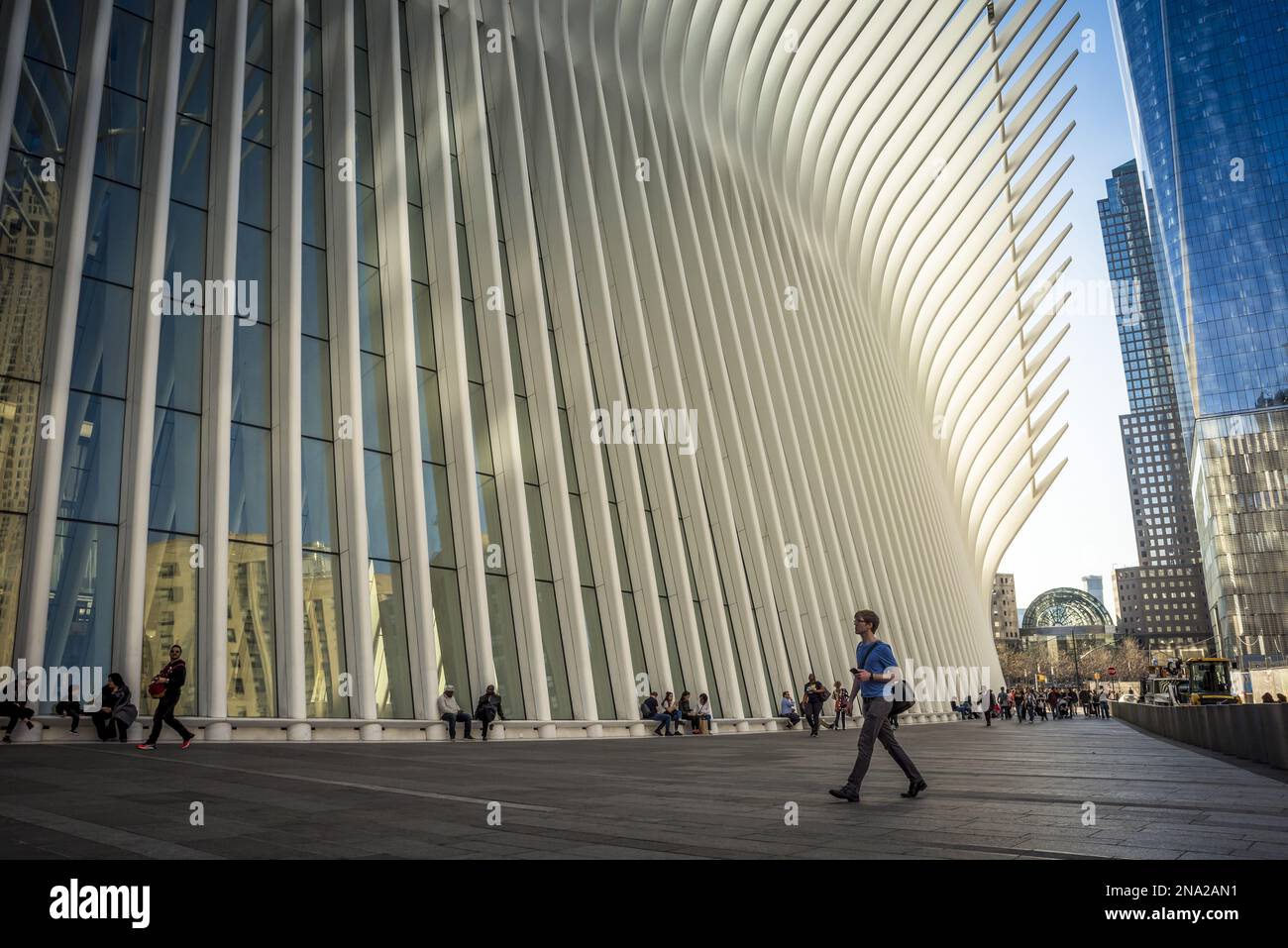 The Oculus, World Trade Center Transportation Hub, Manhattan, NYC, USA ...