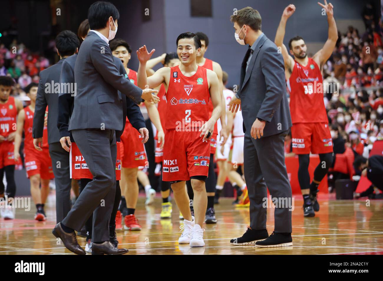 Funabashi Arena, Chiba, Japan. 12th Feb, 2023. Yuki Togashi (Jets ...