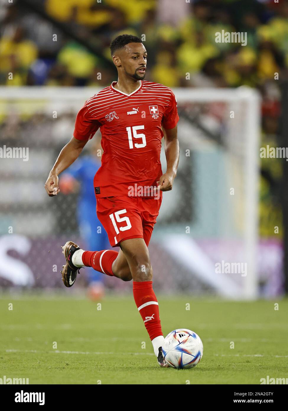 DOHA - Djibril Sow of Switzerland during the FIFA World Cup Qatar 2022 ...