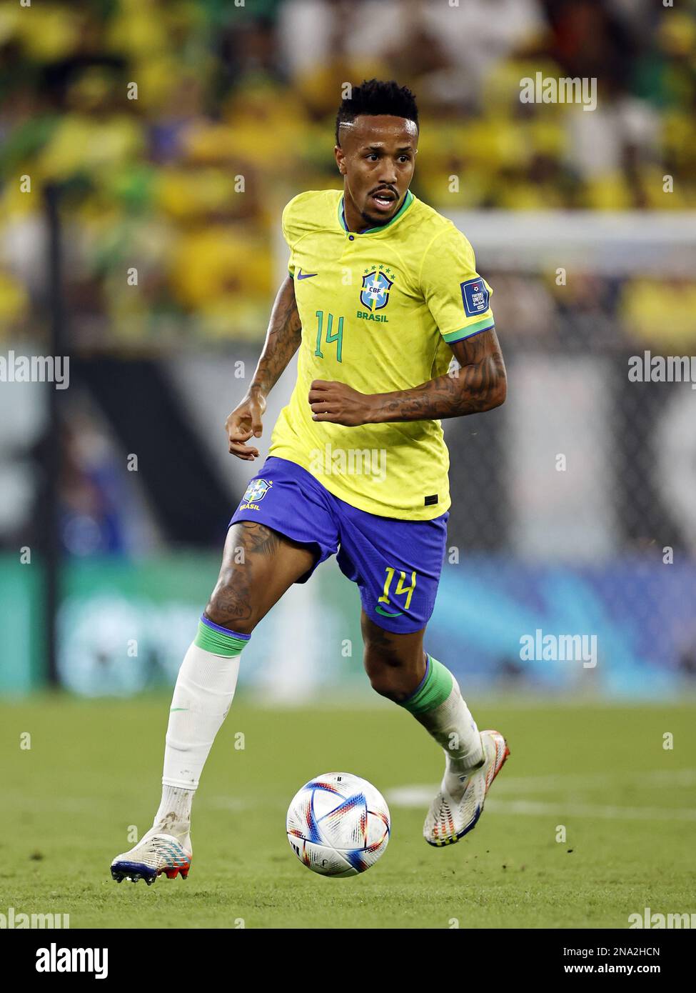 DOHA - Eder Militao of Brazil during the FIFA World Cup Qatar 2022 ...