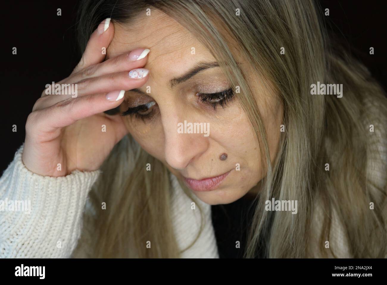 Model melancholy hi-res stock photography and images - Alamy