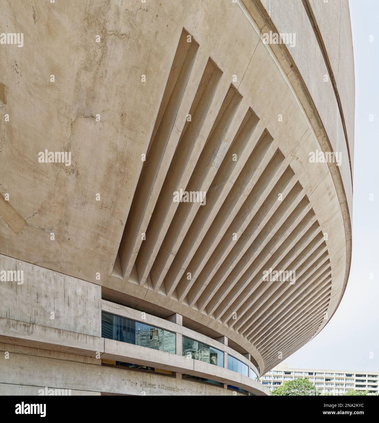 Boston Christian Science Plaza: Fan-shaped Sunday School Building shows ...