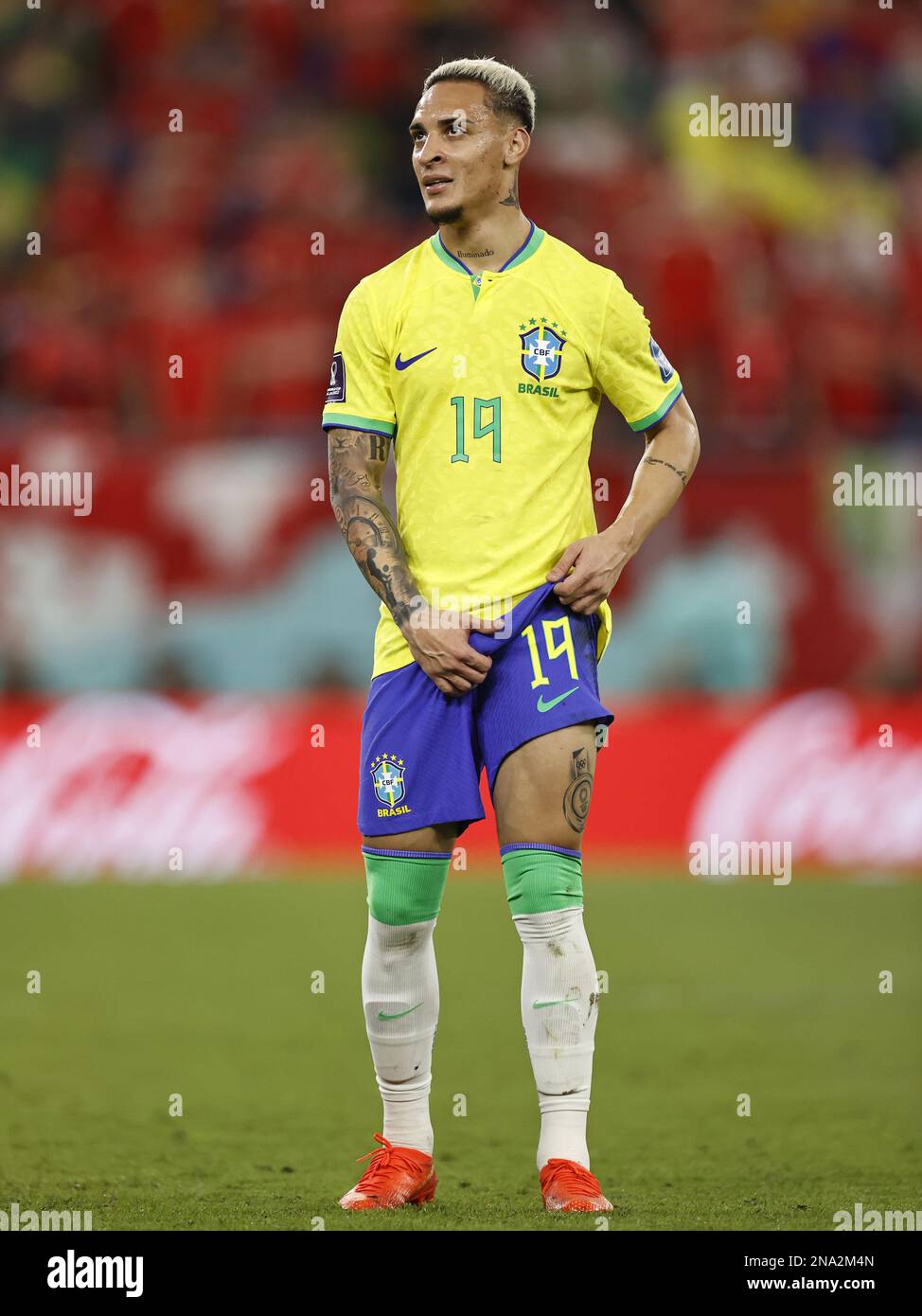 DOHA - Antony of Brazil during the FIFA World Cup Qatar 2022 group G ...