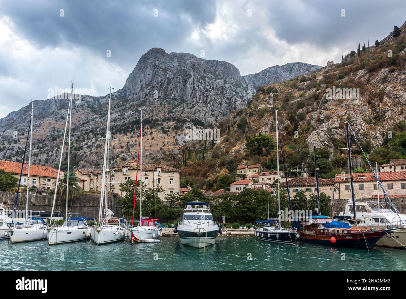 Mooring in bay kotor montenegro hi-res stock photography and images - Alamy