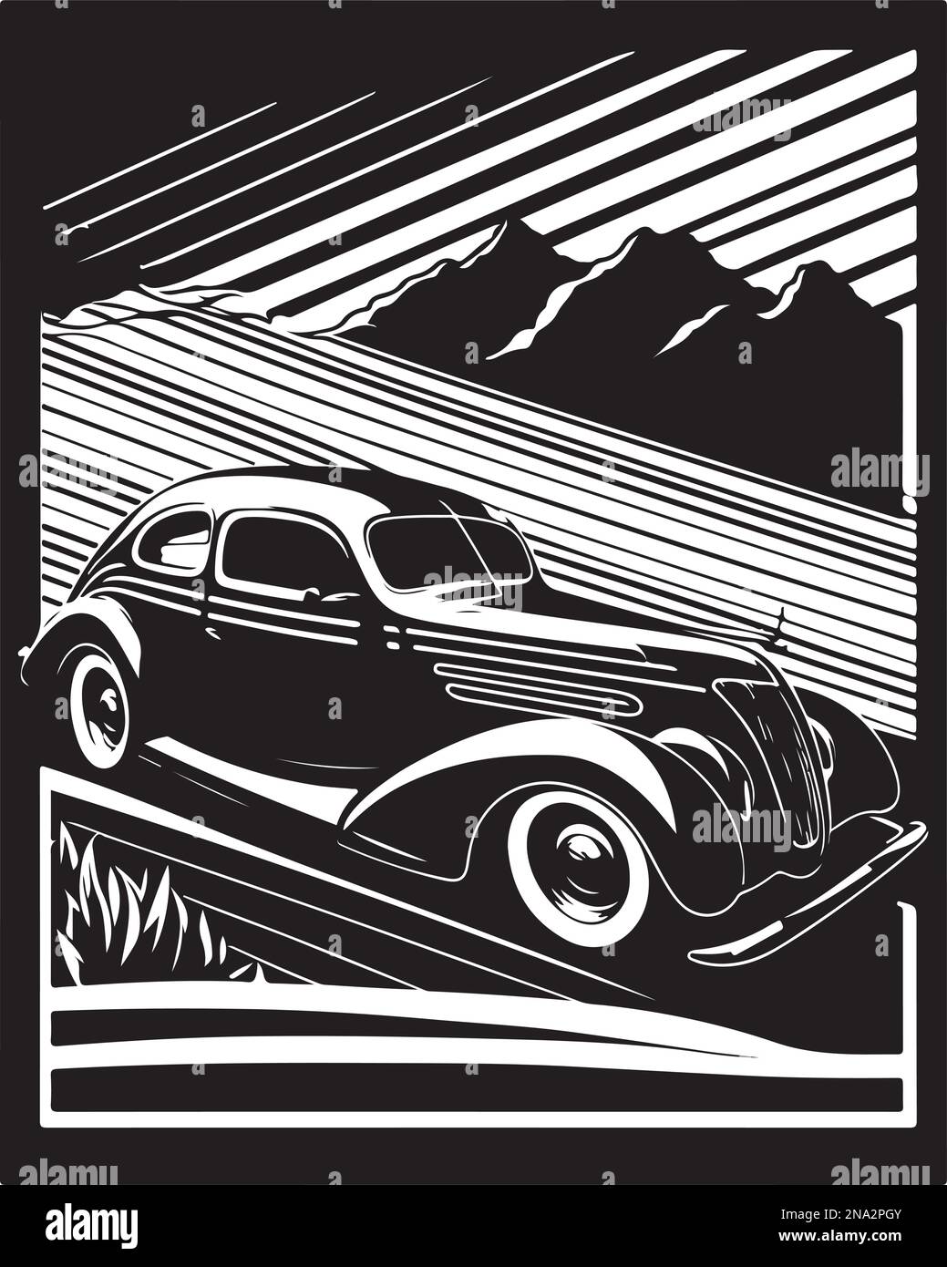 Linocut print hi-res stock photography and images - Alamy