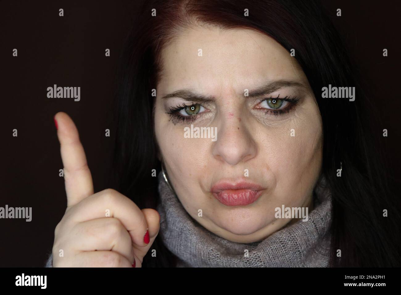 Close up girls angry face hi-res stock photography and images - Alamy