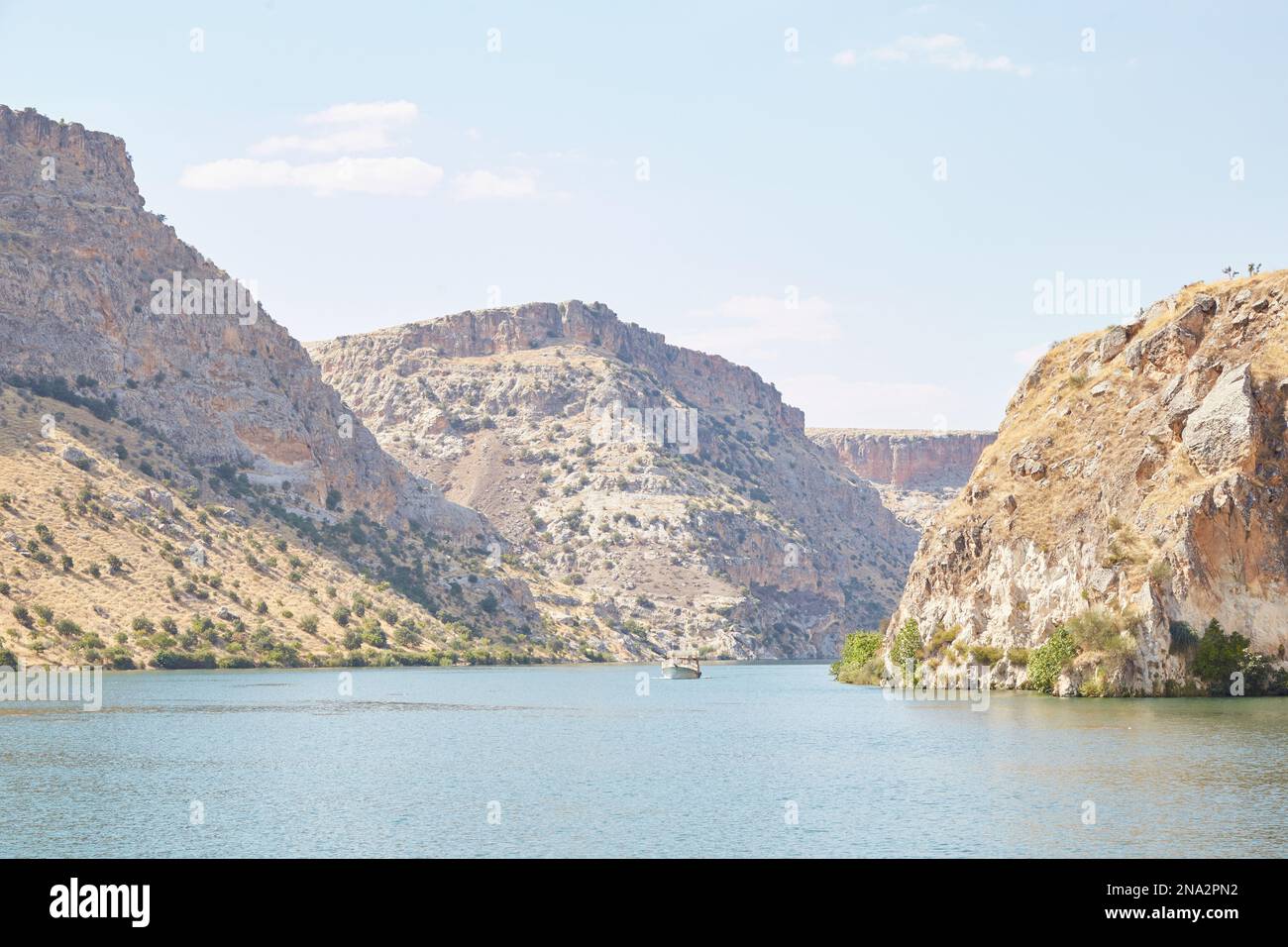 Halfeti, the Sunken City of the Euphrates in Southeast Turkey Stock ...