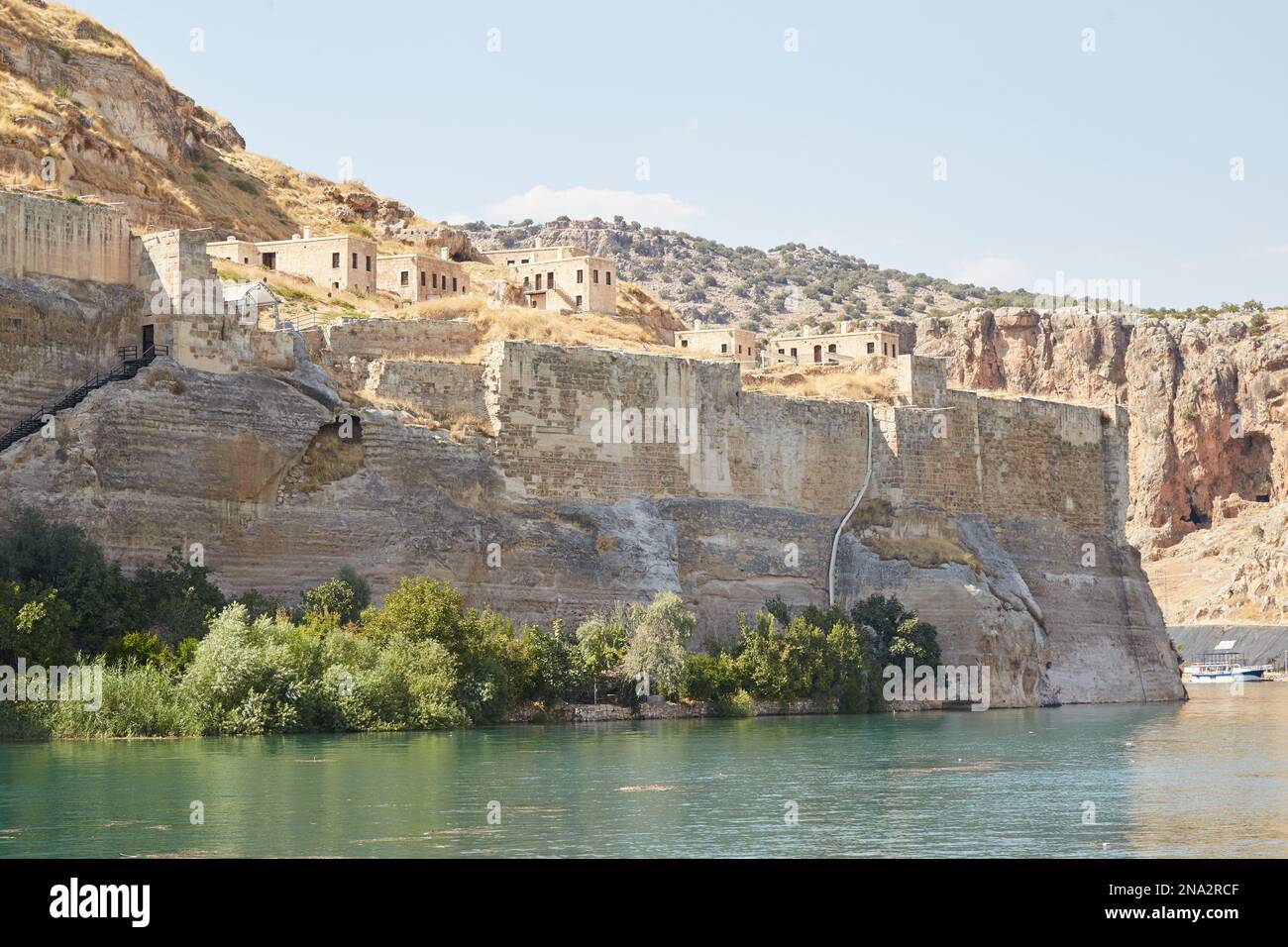 Halfeti, the Sunken City of the Euphrates in Southeast Turkey Stock ...
