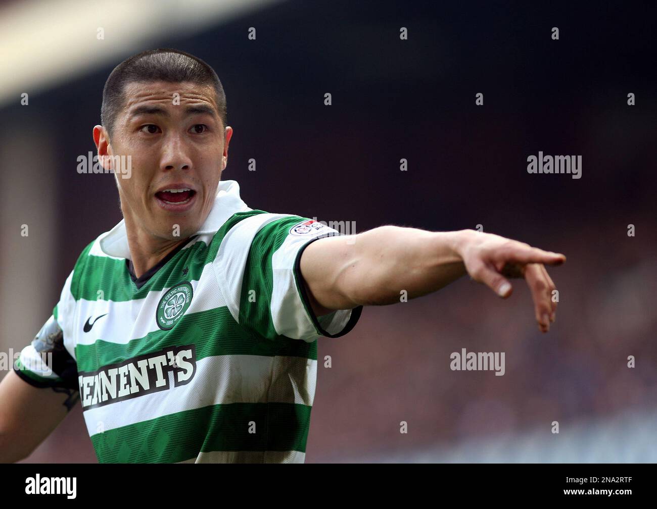 Celtic's Cha Du-Ri is seen during their Scottish Premier League soccer ...