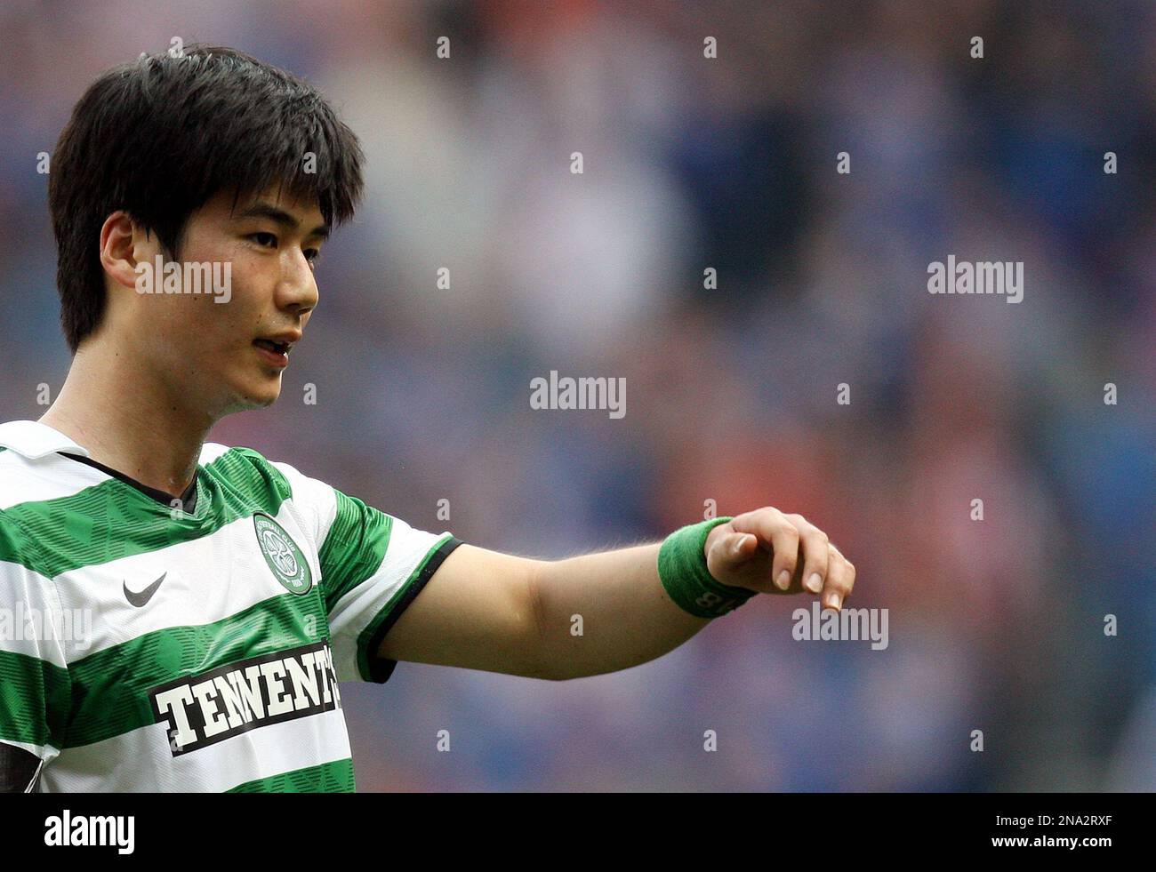 Celtic's Ki Sung Yueng is seen during their Scottish Premier League ...