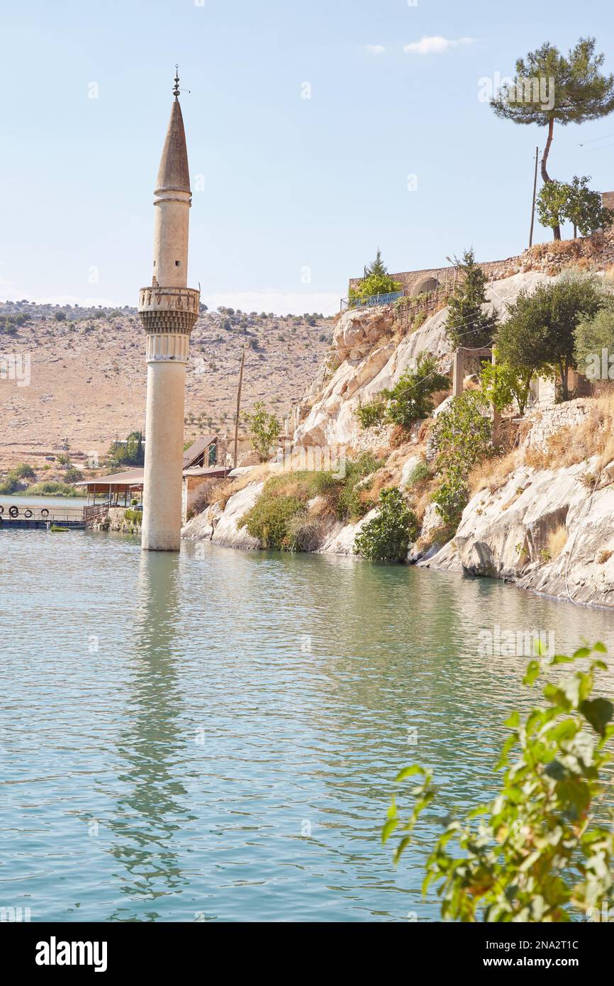Halfeti, the Sunken City of the Euphrates in Southeast Turkey Stock ...