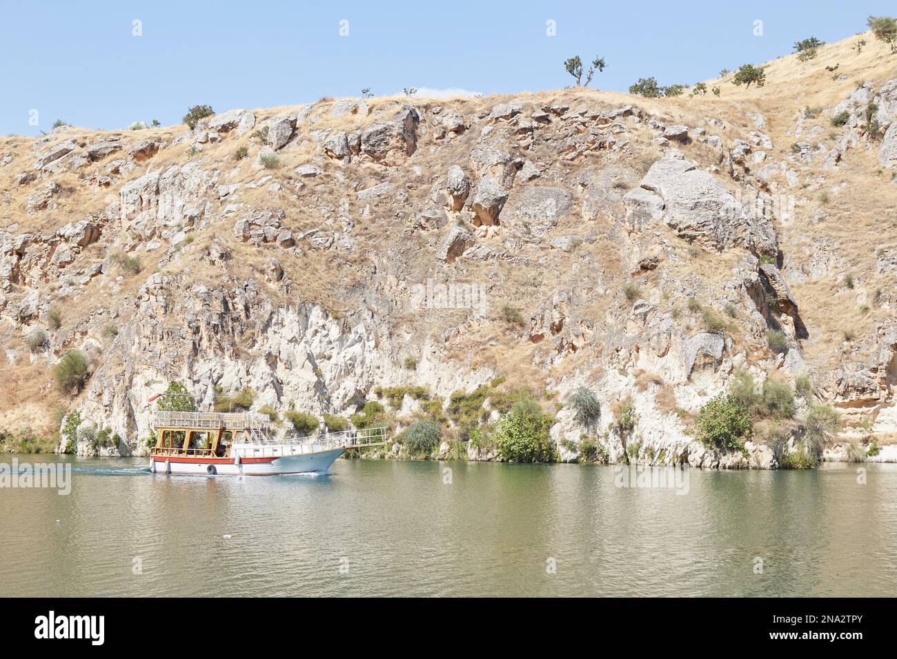 Halfeti, the Sunken City of the Euphrates in Southeast Turkey Stock ...