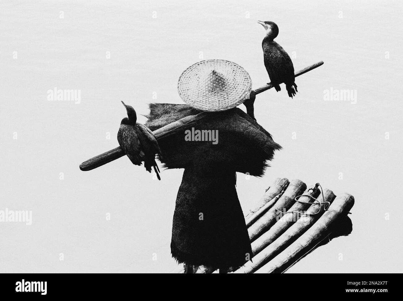 Raft for birds Black and White Stock Photos & Images - Alamy