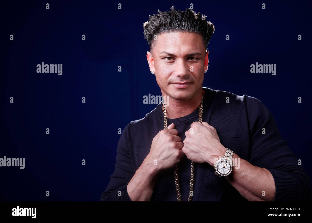 In this March 27, 2012 photo, TV personality Paul "Pauly D" DelVecchio ...