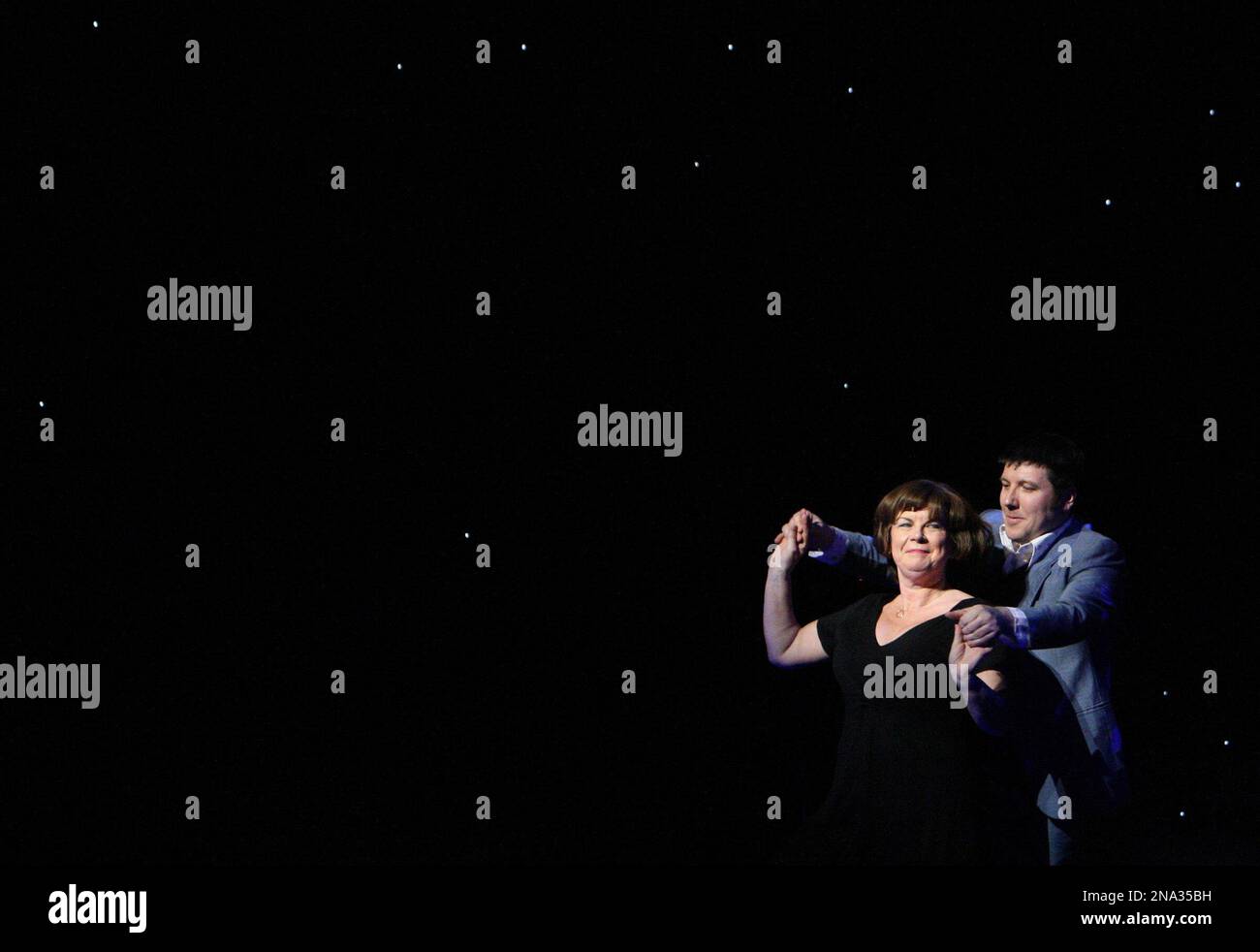 Actress Elaine Smith is seen as she play's the role of Susan Boyle ...
