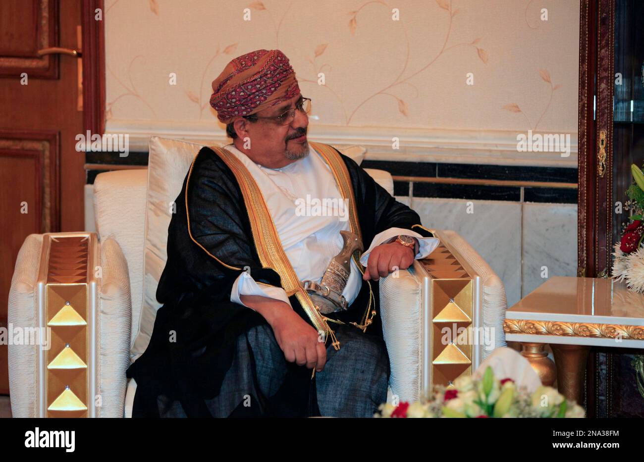 The ambassador of Oman, Sheik Mselim Ben Bekhet Ben Zaidan al-Borumi ...