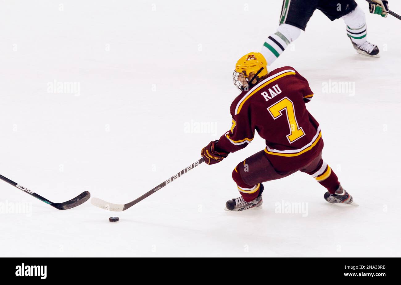 Minnesota's Kyle Rau shown in the NCAA tournament regional final ...