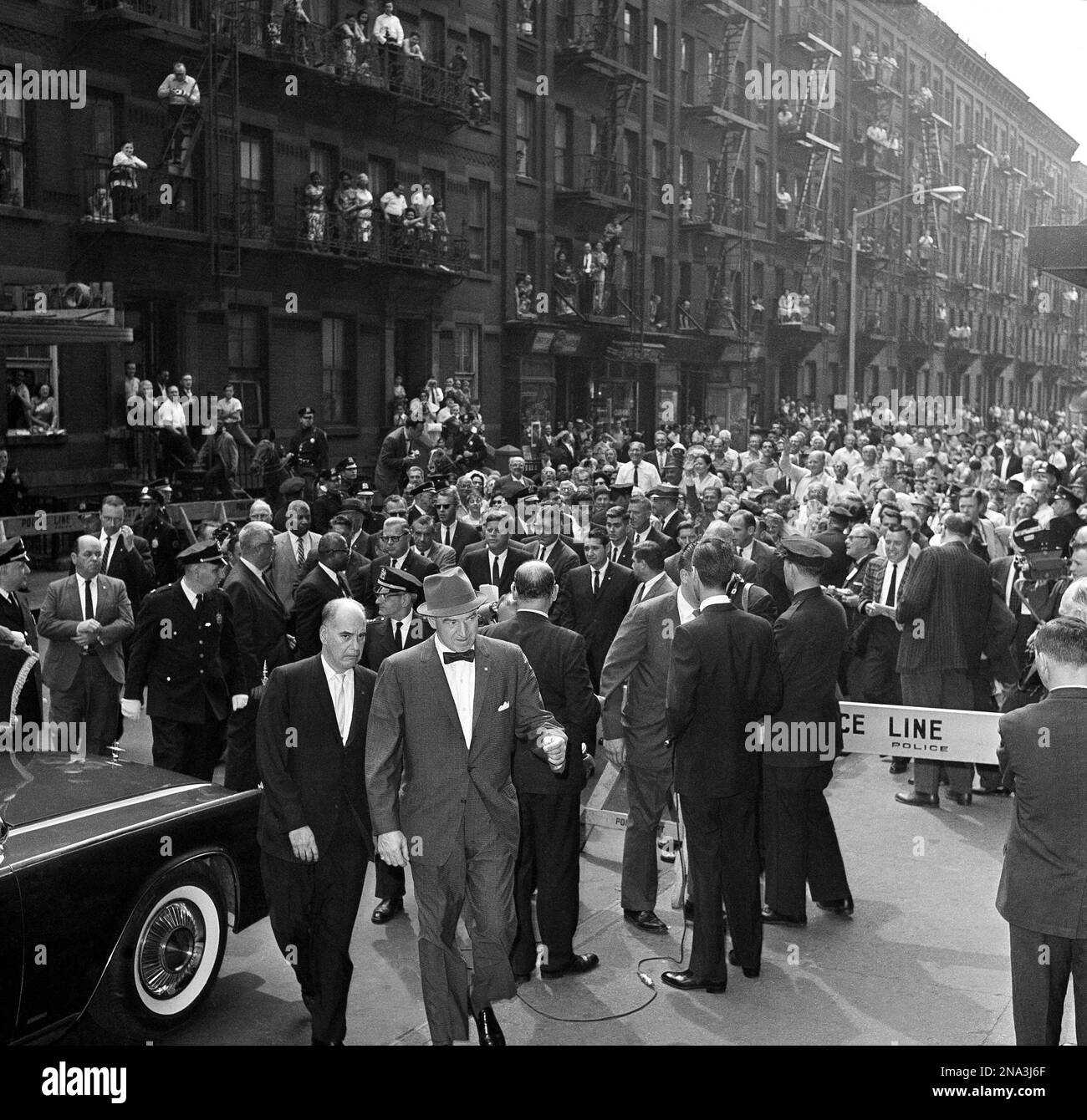 FILE - In this May 20, 1962, file photo Midtown Manhattan residents ...