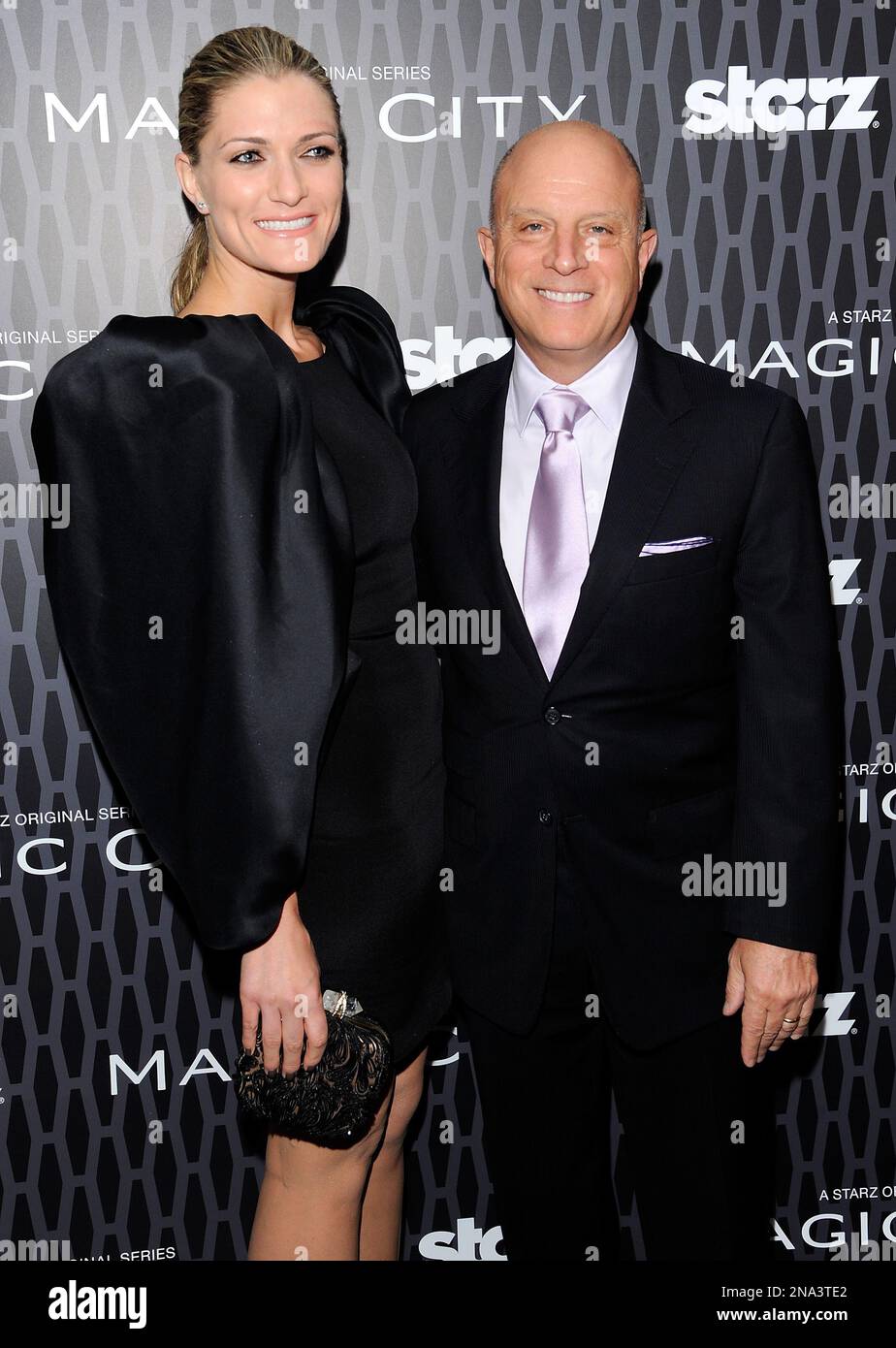 Starz CEO Chris Albrecht and his wife Montana Albrecht attend the ...