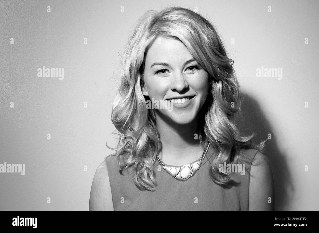 Actress Kim Shaw poses for a portrait Mar. 22, 2012 in New York. (AP ...