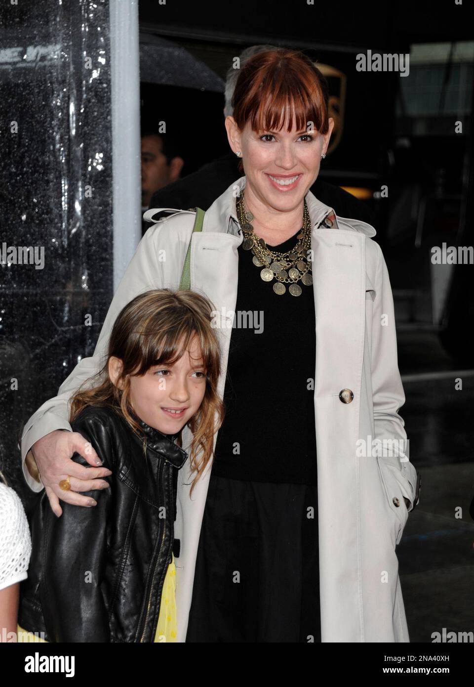 Actress Molly Ringwald, right, and her daughter Mathilda Gianopoulos ...