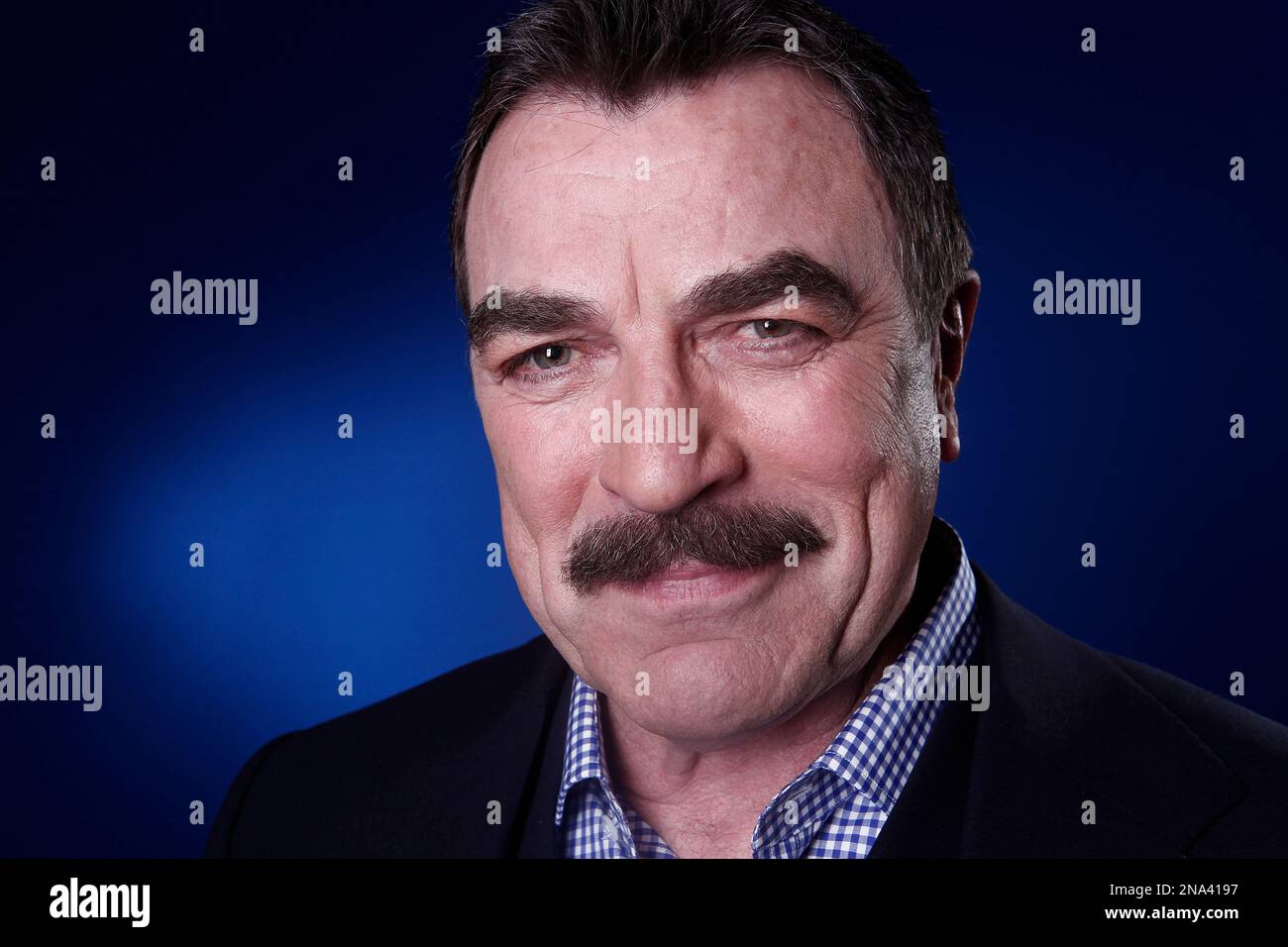 Actor Tom Selleck poses for a portrait Mar. 21, 2012 in New York. (AP ...