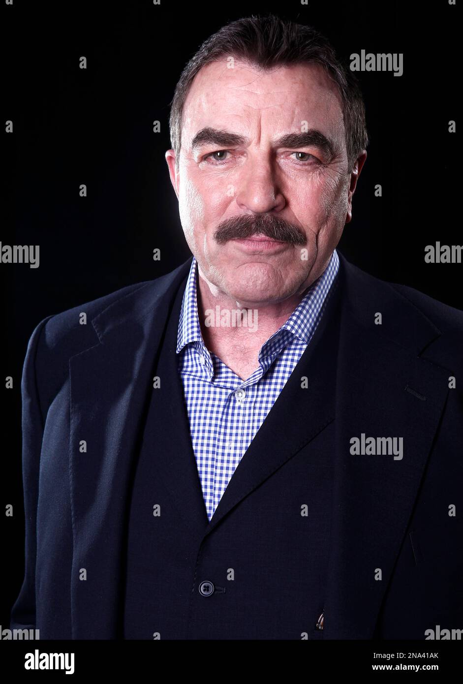 Actor Tom Selleck poses for a portrait Mar. 21, 2012 in New York. (AP ...