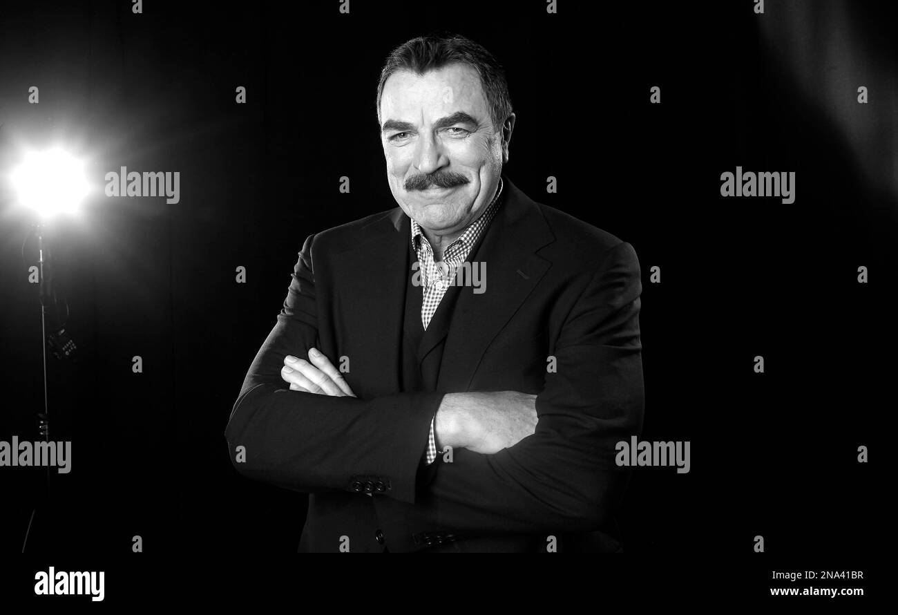 Actor Tom Selleck poses for a portrait Mar. 21, 2012 in New York. (AP ...