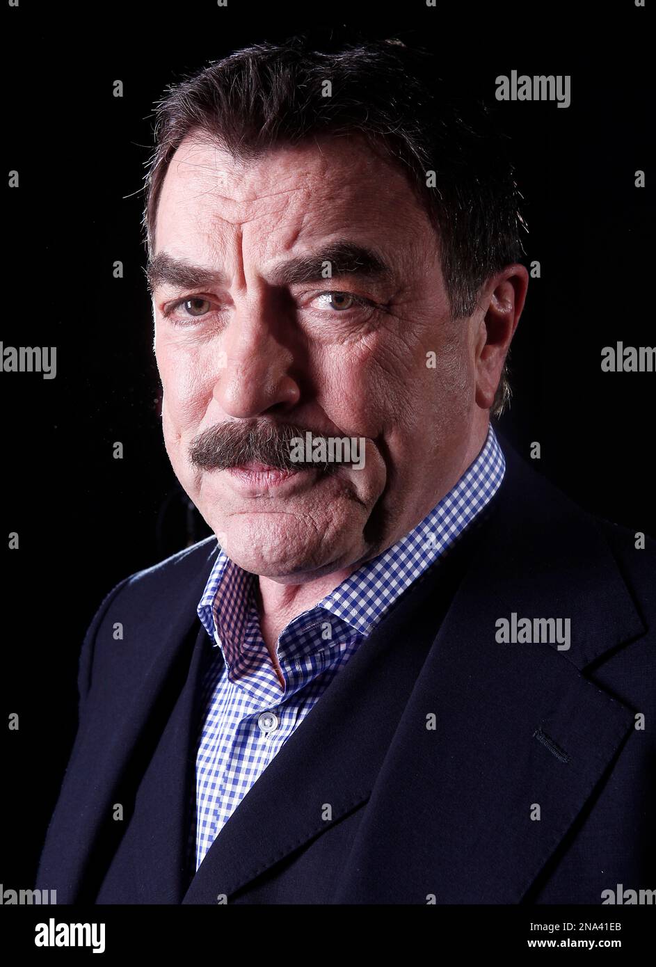 Actor Tom Selleck poses for a portrait Mar. 21, 2012 in New York. (AP ...