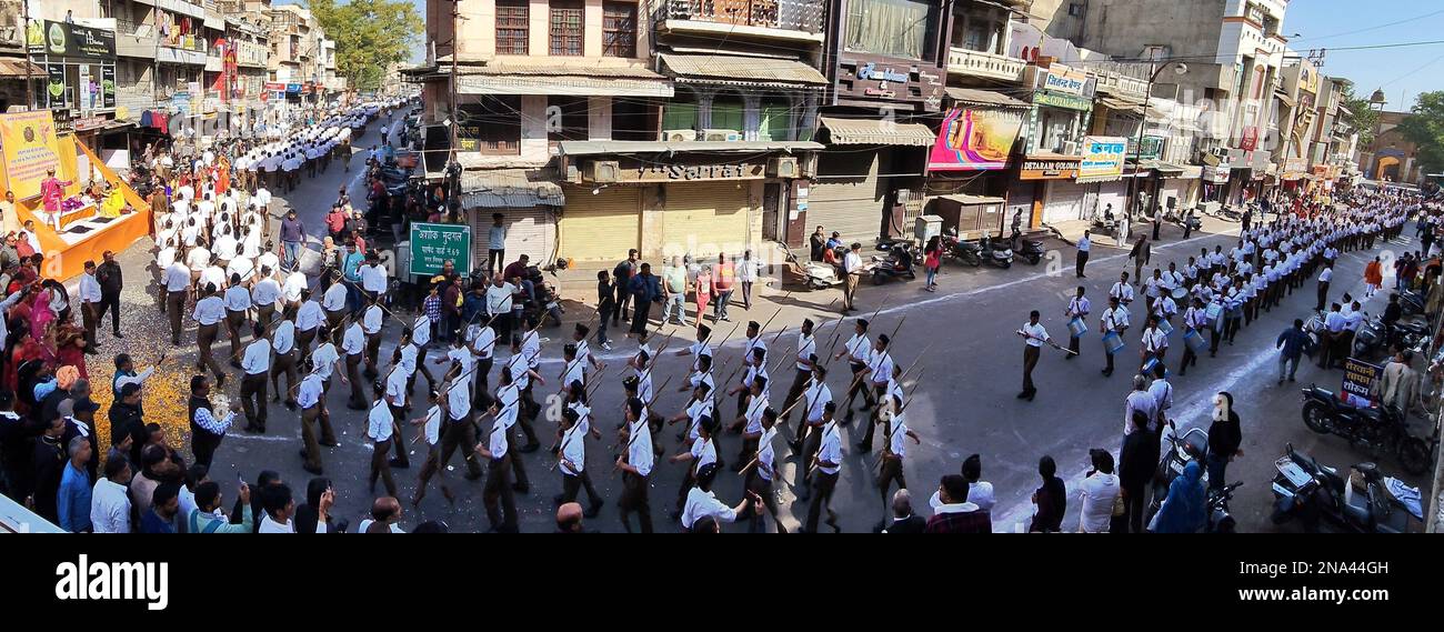 Rashtriya swayamsevak sangh protest hi-res stock photography and images ...