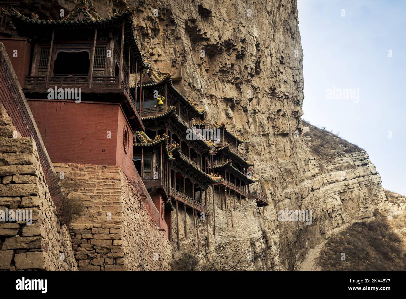 The Hanging Temple, also known as Hanging Monastery or Xuankong Temple ...