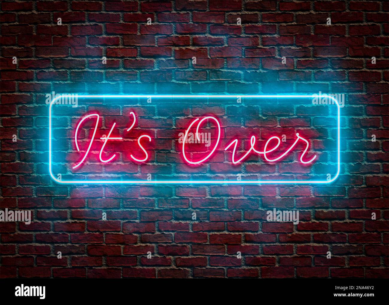 Red blue neon wall hi-res stock photography and images - Alamy