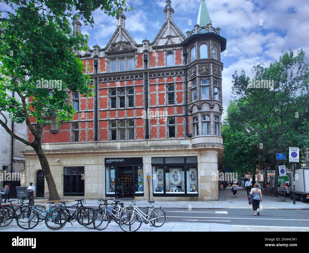 Ornate old bookstore building beside the campus of the University of ...