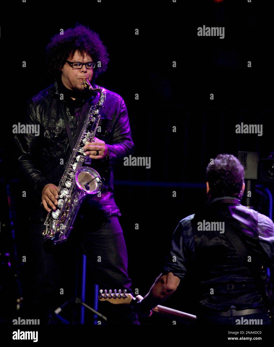 Jake Clemons, left, nephew of the late saxophonist and E Street Band ...