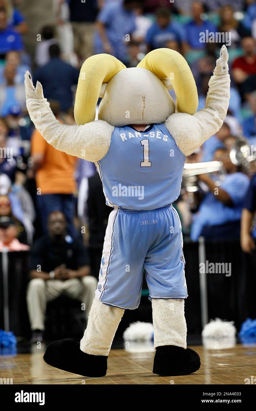 North Carolina's mascot performs during the second half of a Midwest ...