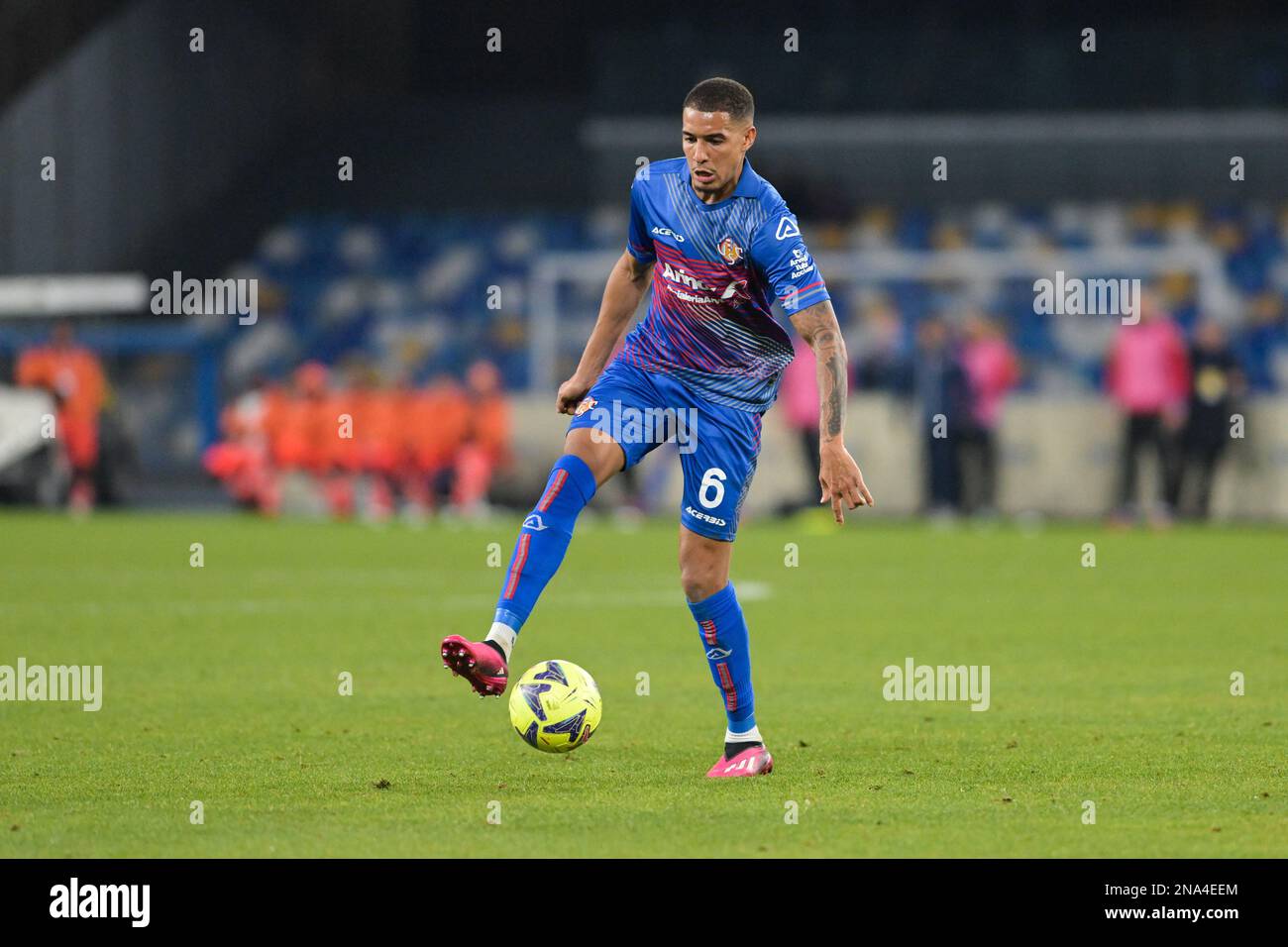 Charles Pickel (6) U.S. Cremonese control the ball during the Italian ...