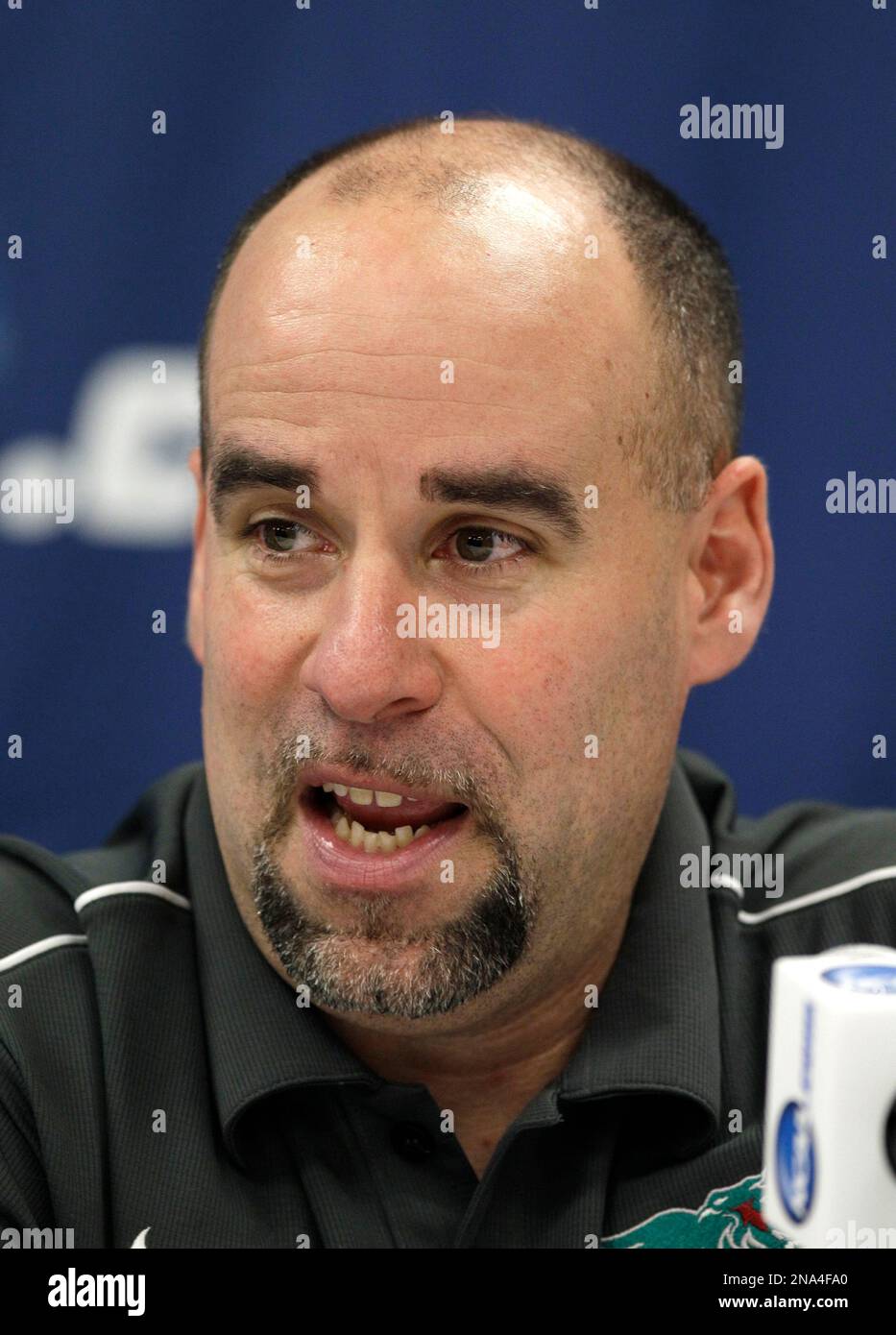 Green Bay head coach Matt Bollant speaks during a news conference ...