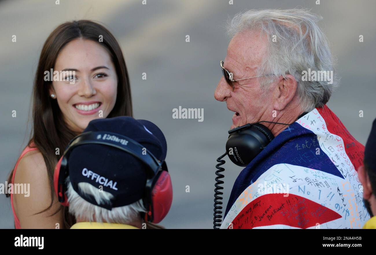 Jessica Michibata, girlfriend of McLaren driver Jenson Button of ...