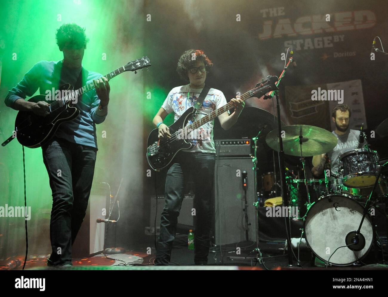 American rock band White Denim performs at The JACKED Stage by Doritos ...